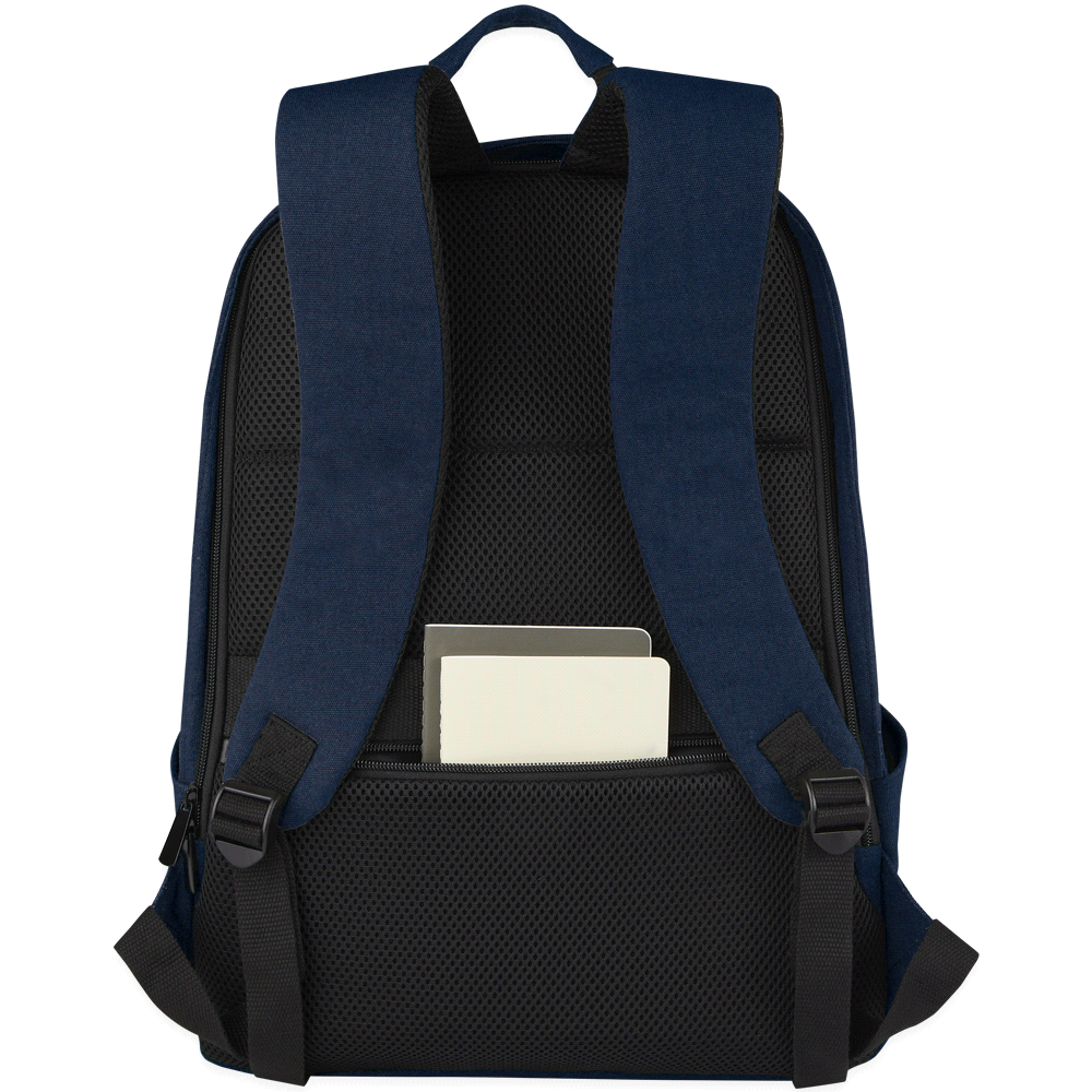 Darani GRS Recycled Canvas Anti-theft 15" 21L Laptop Backpack - NI Concept